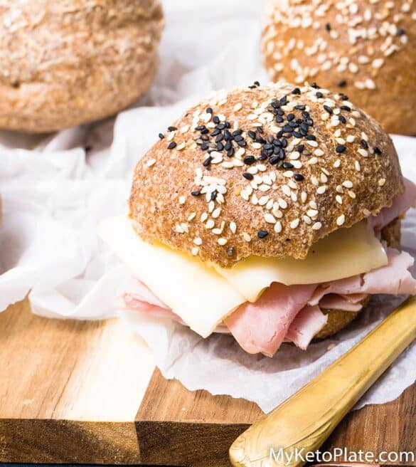 Easy Keto Buns - 5 Ingredients Recipe - MyKetoPlate