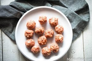 Easy Keto Meatballs Recipe - MyKetoPlate