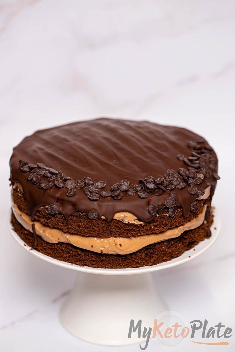 The Best Keto Chocolate Cake - MyKetoPlate
