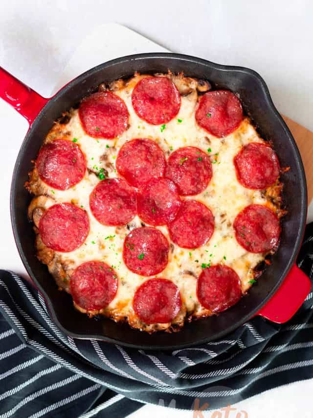 Crustless Pizza Recipe - MyKetoPlate