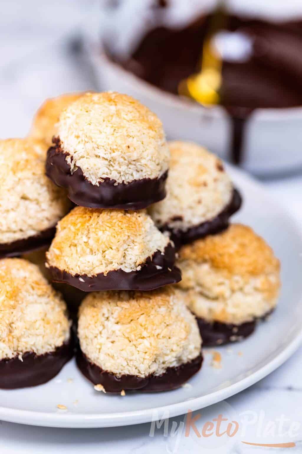 Easy Keto Coconut Macaroons - MyKetoPlate