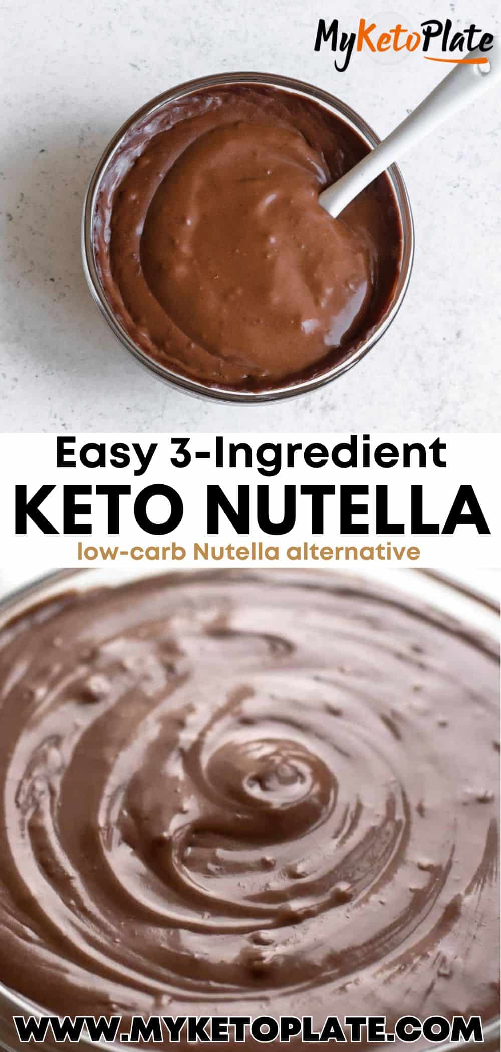Keto Nutella (3 Ingredients) - MyKetoPlate