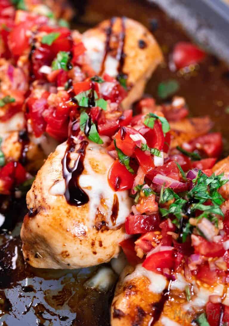 The Best Bruschetta Chicken Recipe - MyKetoPlate