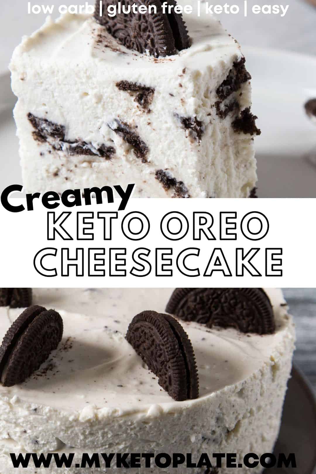 No Bake Keto Oreo Cheesecake - MyKetoPlate