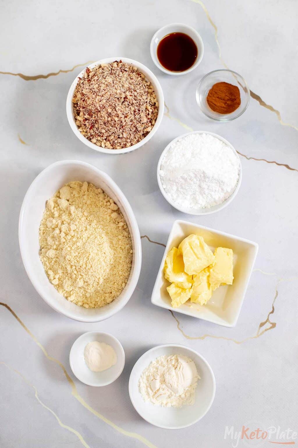 Keto Snowball Cookies - MyKetoPlate