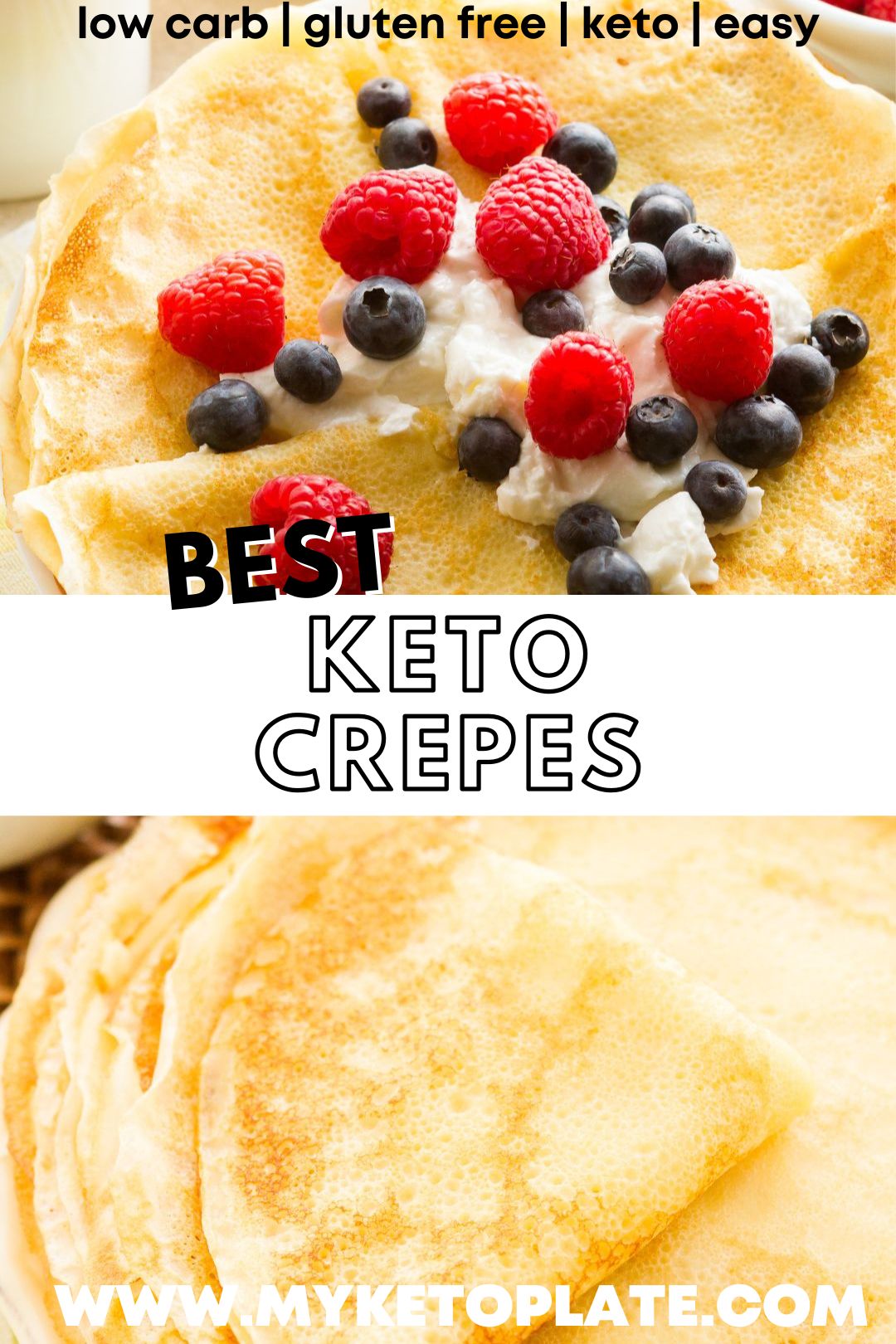 Almond Flour Keto Crepes With Only 2g Net Carbs - MyKetoPlate