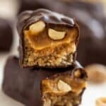 Keto Snickers Bars - MyKetoPlate
