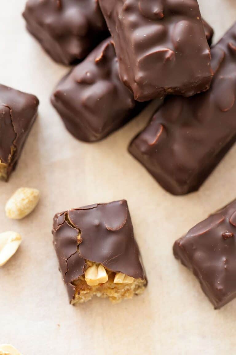 Keto Snickers Bars - MyKetoPlate