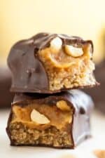 Keto Snickers Bars - MyKetoPlate