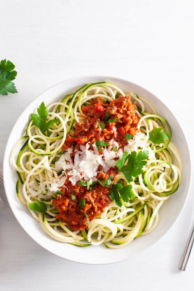Zucchini Noodles - MyKetoPlate