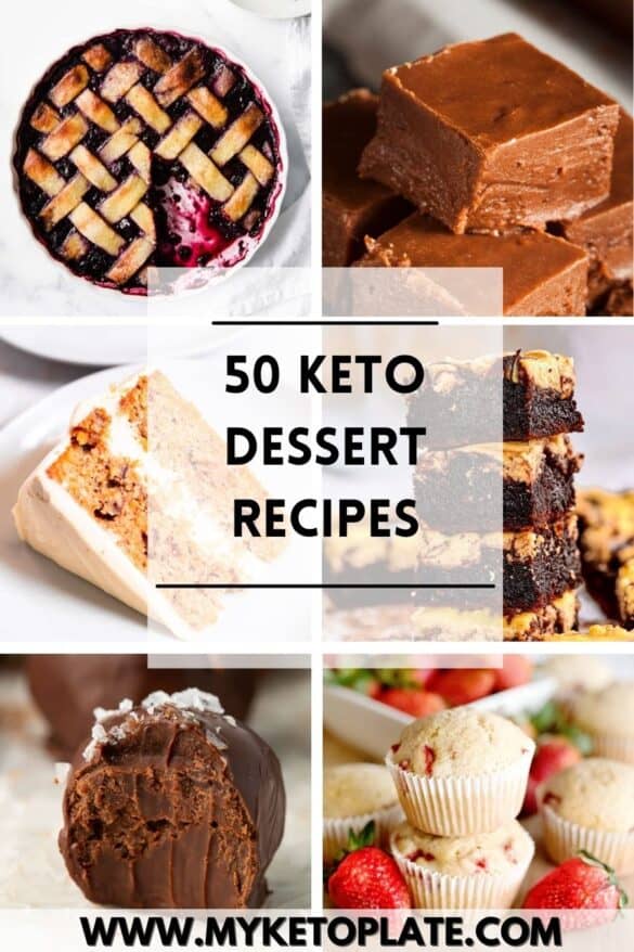 50+ Keto Desserts Recipes To Satisfy Your Sweet Tooth - MyKetoPlate