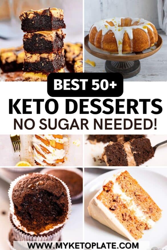 50+ Keto Desserts Recipes To Satisfy Your Sweet Tooth - MyKetoPlate