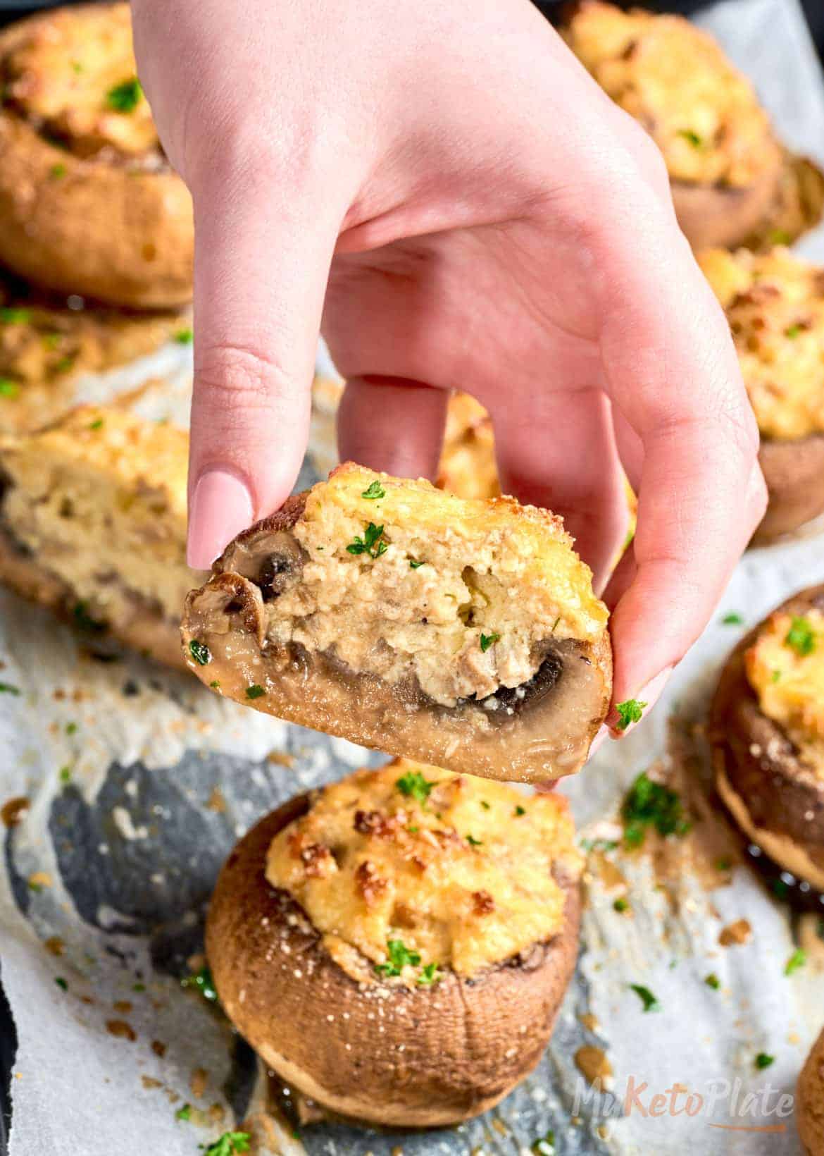 Stuffed Mushrooms - MyKetoPlate
