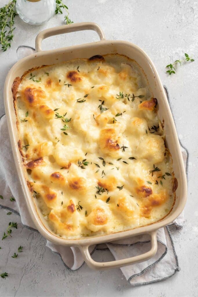 Easy Cauliflower Au Gratin Recipe - MyKetoPlate