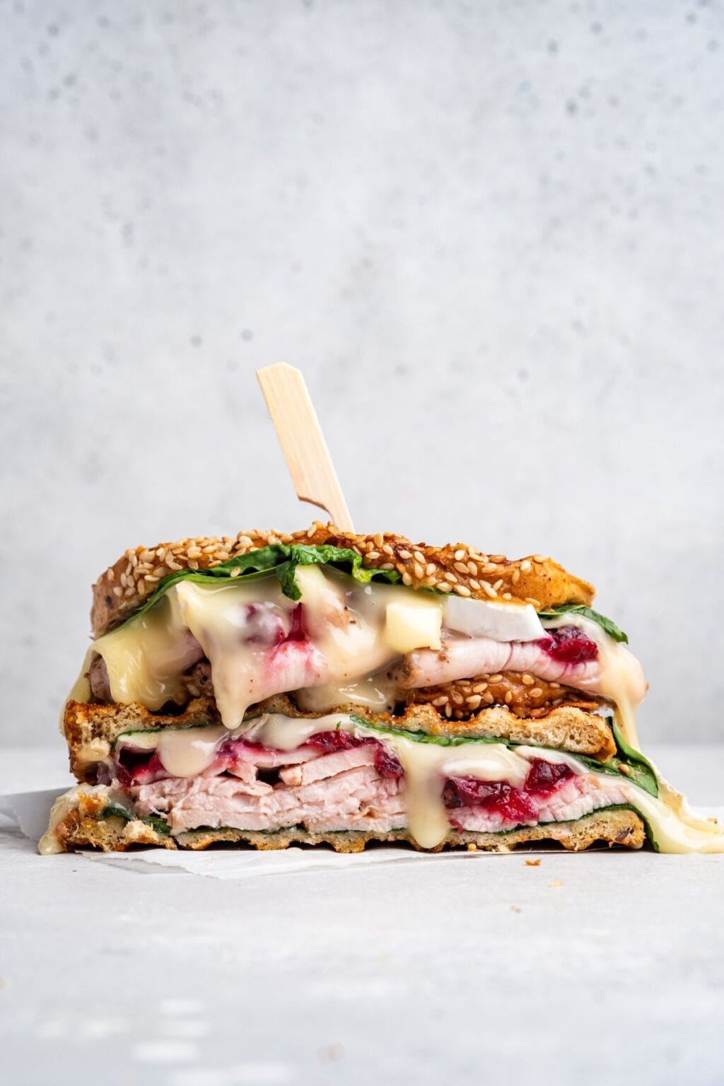 Turkey Brie Cranberry Sandwich - MyKetoPlate