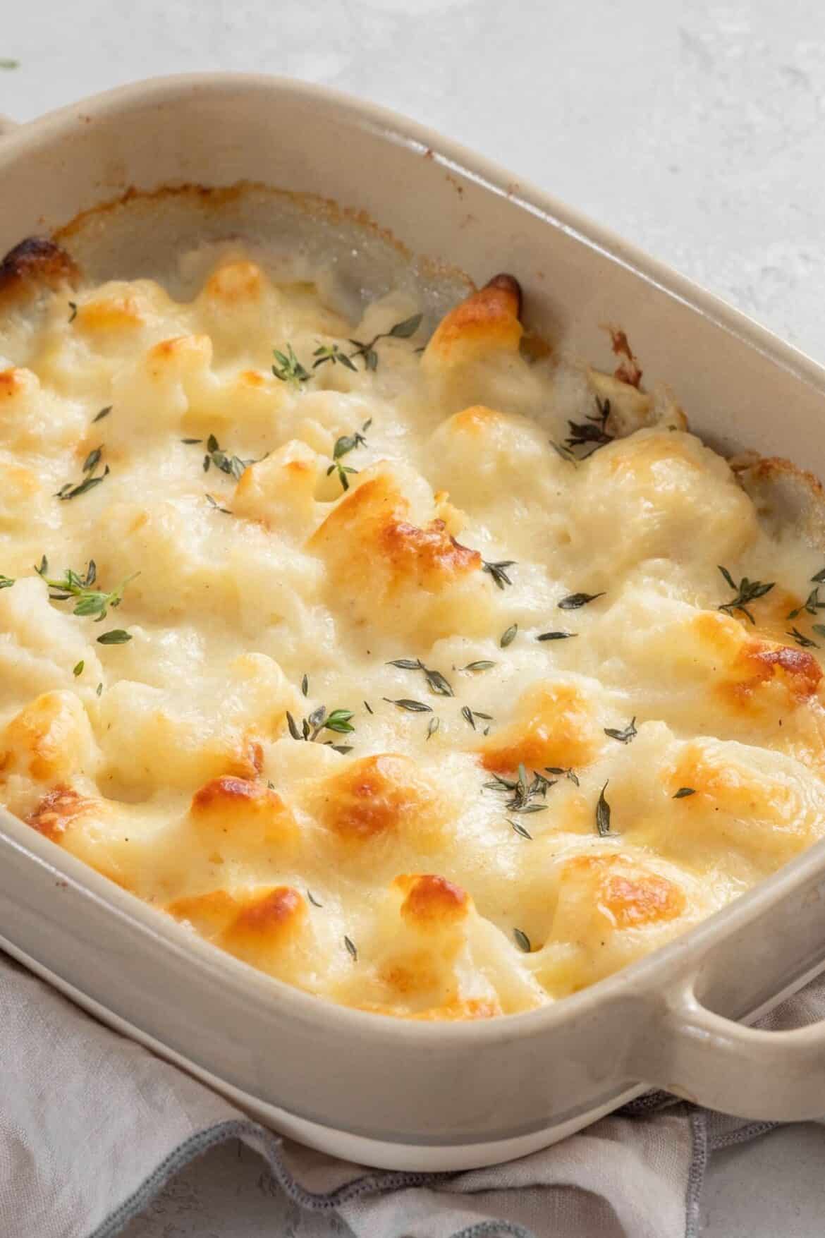 Easy Cauliflower Au Gratin Recipe - MyKetoPlate