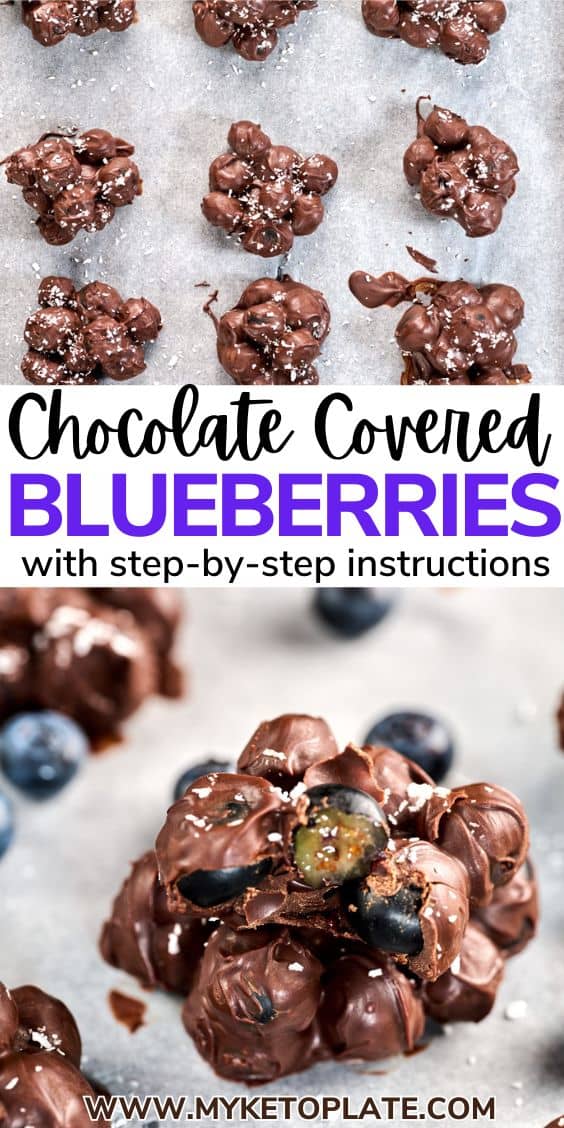Chocolate Covered Blueberries (3 Ingredients) - MyKetoPlate