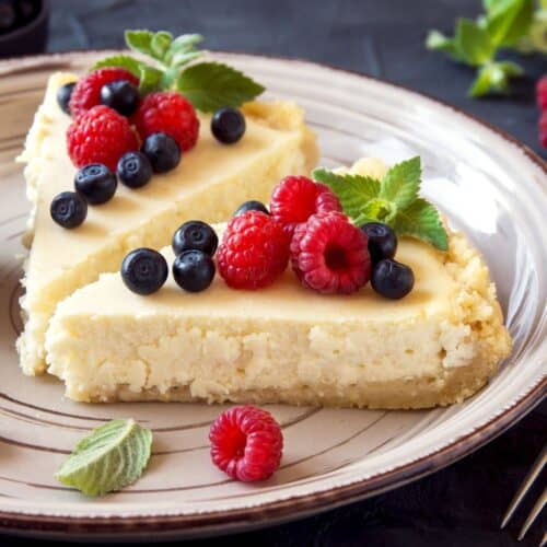 Cottage Cheese Cheesecake (High Protein!) - MyKetoPlate