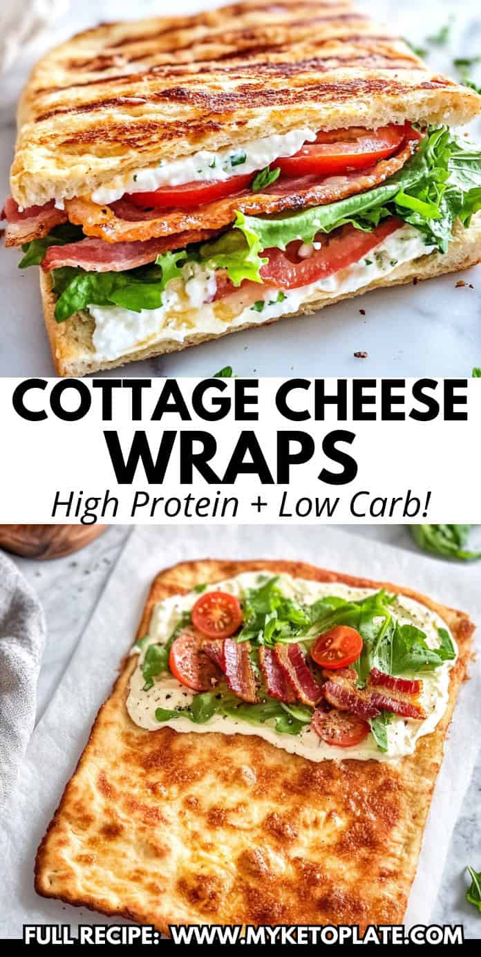 Cottage Cheese Wraps - MyKetoPlate